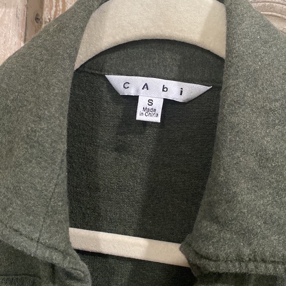 CAbi | Jackets & Coats | Cabi 587 Cavilleri Military Knit Jacket Top ...